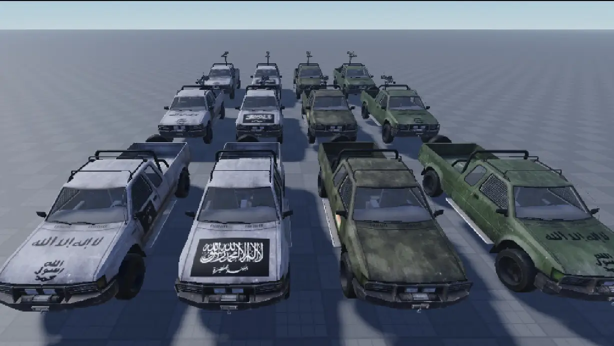 Military Arabic Cars Pack - DataHive